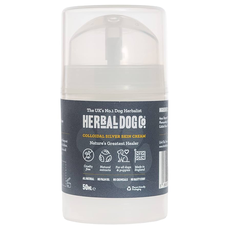 Herbal Dog Colloidal Silver Skin Cream – Grovely Pets